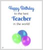 Top 60+ Birthday Wishes for Teacher - Cards Wishes