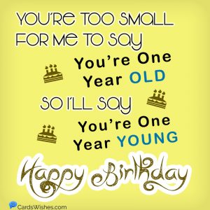 80+ Happy 1st Birthday Wishes for One-Year-Old Babies