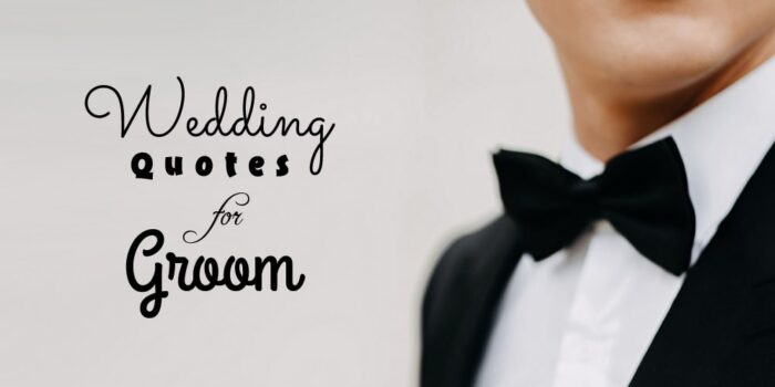 Top 40 Wedding Quotes for Groom [Sweet And Funny Messages]
