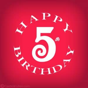 70+ Happy 5th Birthday Wishes And Messages