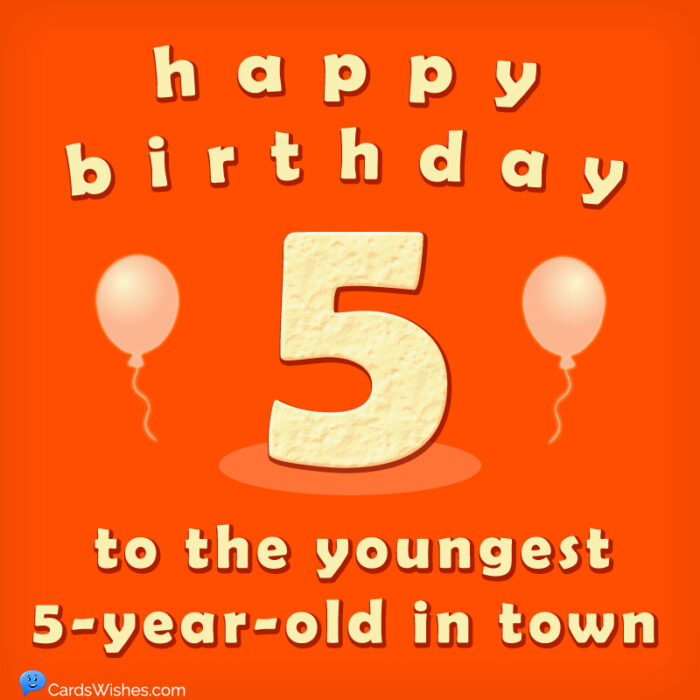 70+ Happy 5th Birthday Wishes And Messages