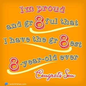 80+ Happy 8th Birthday Wishes for 8-Year-Old Boys And Girls