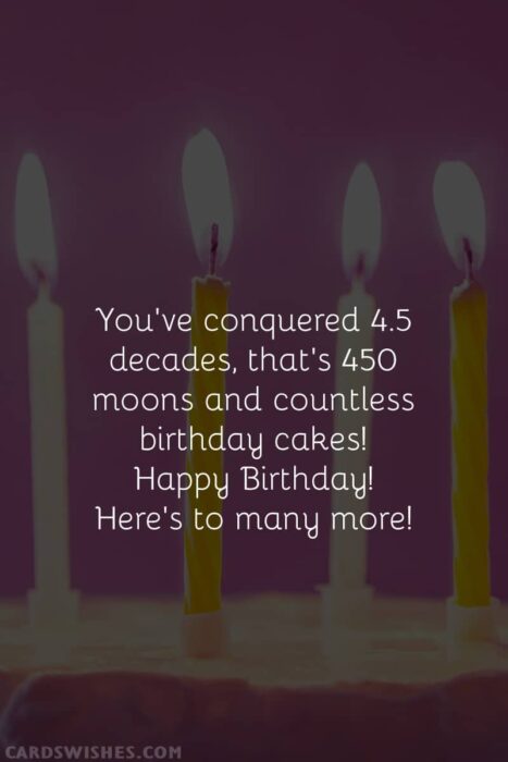 Top 50 Happy 45th Birthday Quotes And Wishes for 45-Year-Olds
