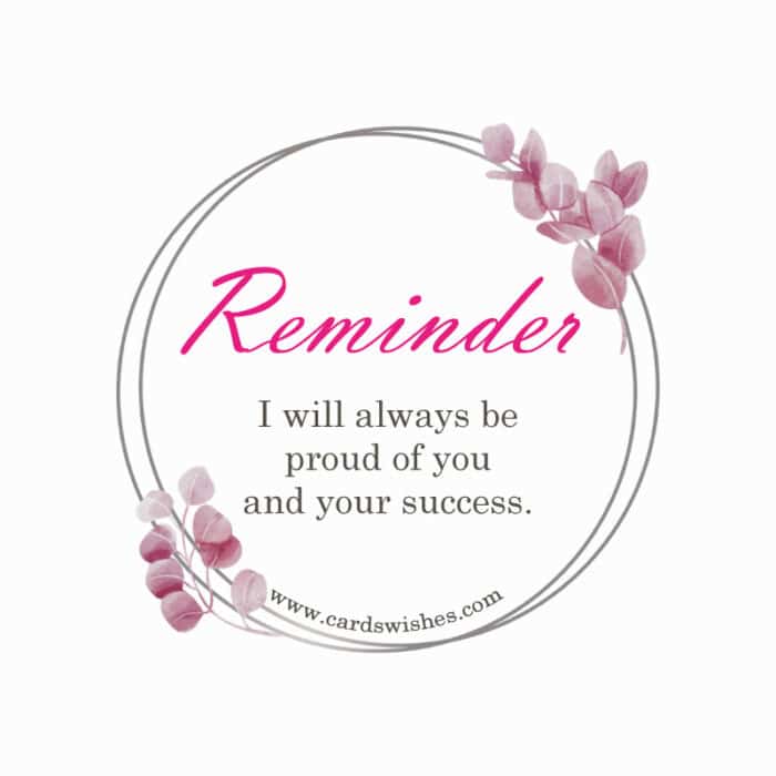 20+ Proud of You Quotes and Messages - CardsWishes.com